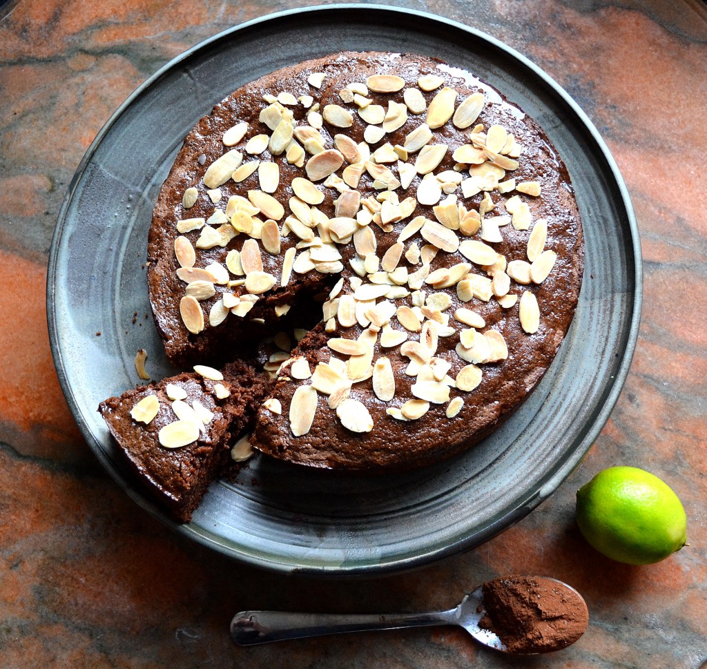 Chocolate Almond Lime Semolina Cake | Susan eats London
